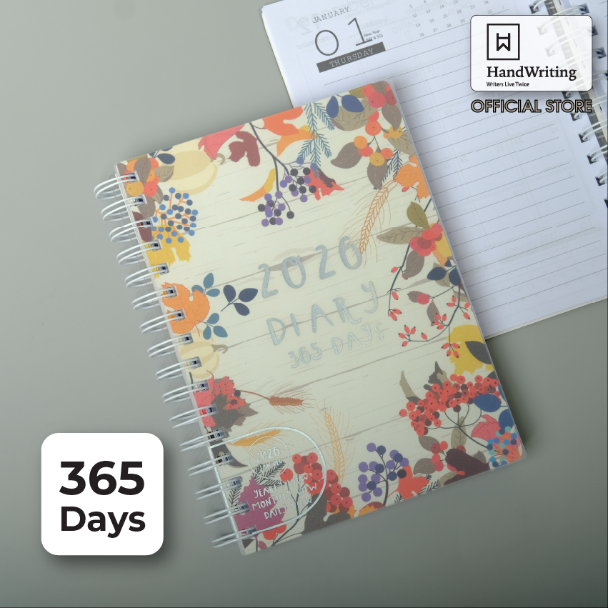 Handwriting 2026 A5 Daily 365 Days Planner Notebook PDP-A5 | Shopee ...