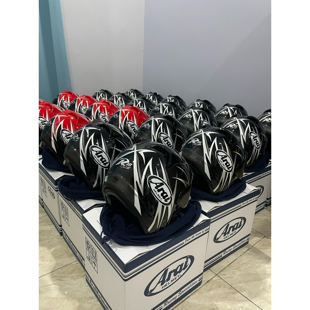 ARAI STELLA BIRU HITAM MERAH FULL TANAM FULLSET | Shopee Malaysia