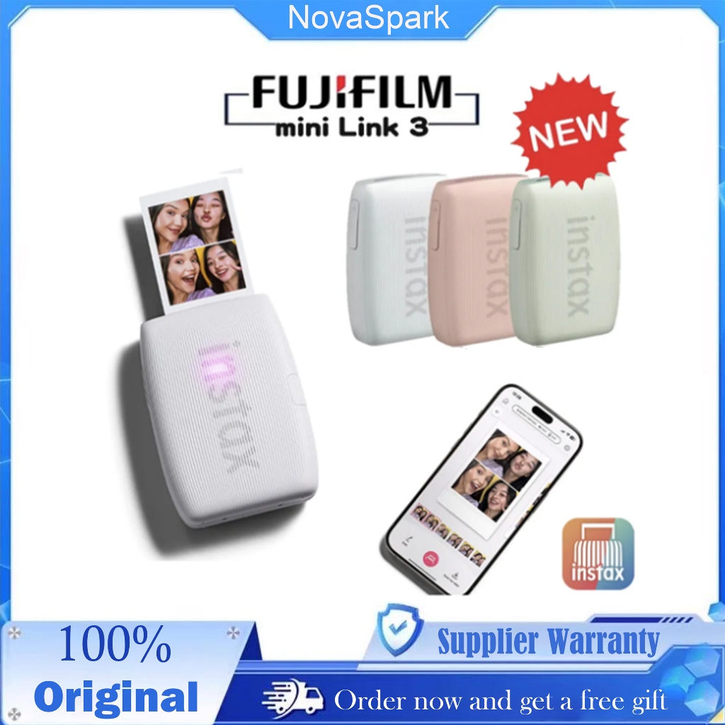 【Ready stock】Fujifilm Instax Mini Link 3 Smartphone Printer | Shopee ...