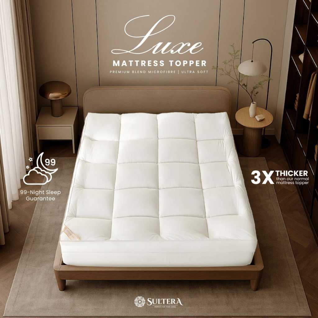 Sultera LUXE Mattress Topper Protector Single Queen King Pelapik Alas ...