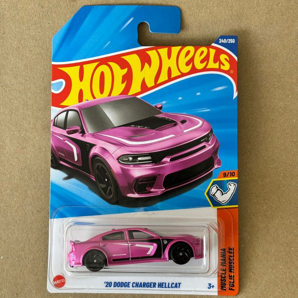 Hot Wheels '20 Dodge Charger Hellcat - Pink ( 240/250 - 2025 Mix N ...