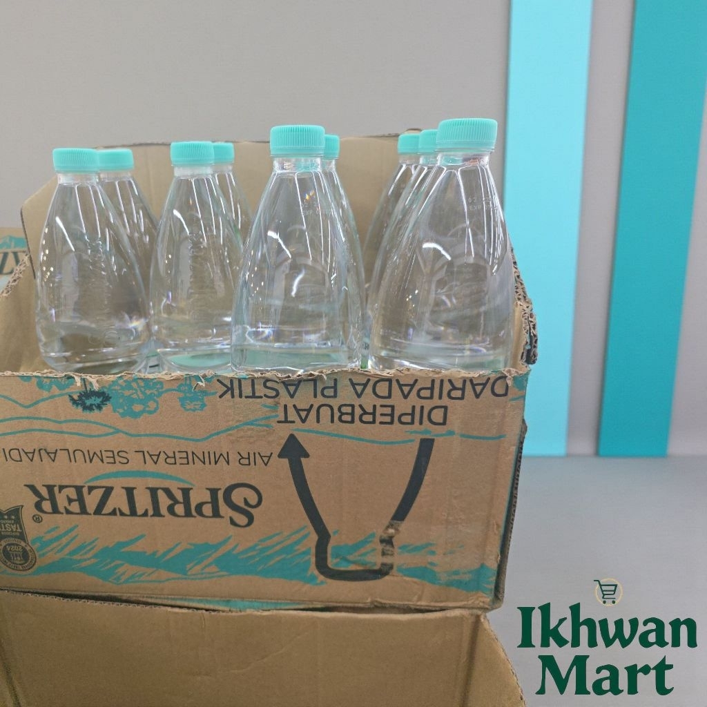 Spritzer Natural Mineral Water 1.25L x 12 Units Air Mineral Semulajadi ...