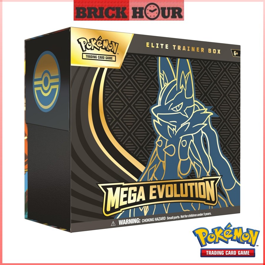 Pokemon TCG: Mega Evolution - Mega Lucario Elite Trainer Box | Shopee ...