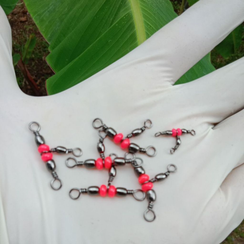 Triple T-Shape Barrel Swivels – Connector Pancing Keli Cross Line untuk ...