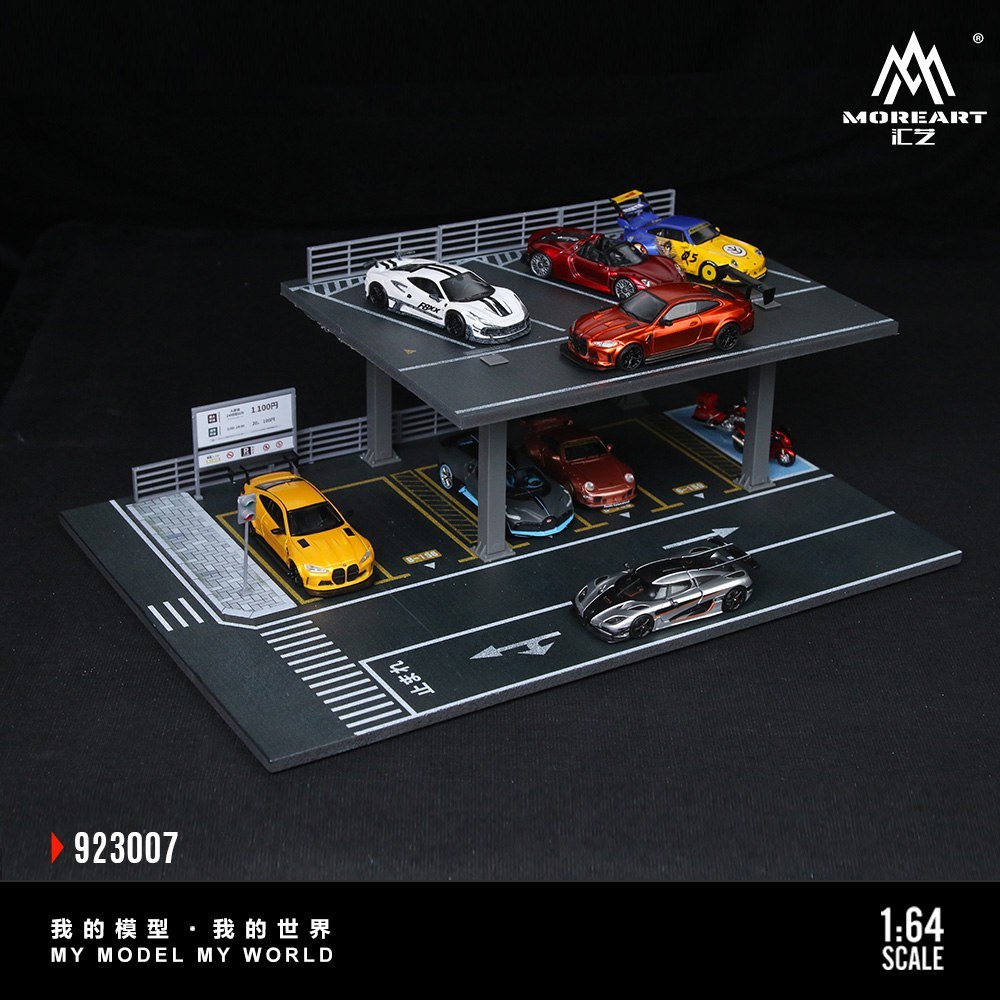 Moreart Diorama Structure Platform Car Park Series G #MRA64DIOMO923007 ...