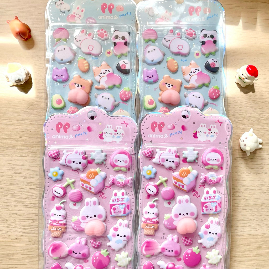 Cuemuloo • Cute Kawaii 3D puffy Squishy Bum Bum Sticker Journal, Phone ...