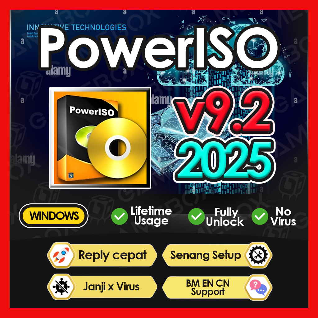 PowerISO v9.1 Premium & Portable💯 EASY INSTALL 💯 LIFETIME PREMIUM 💯 ...