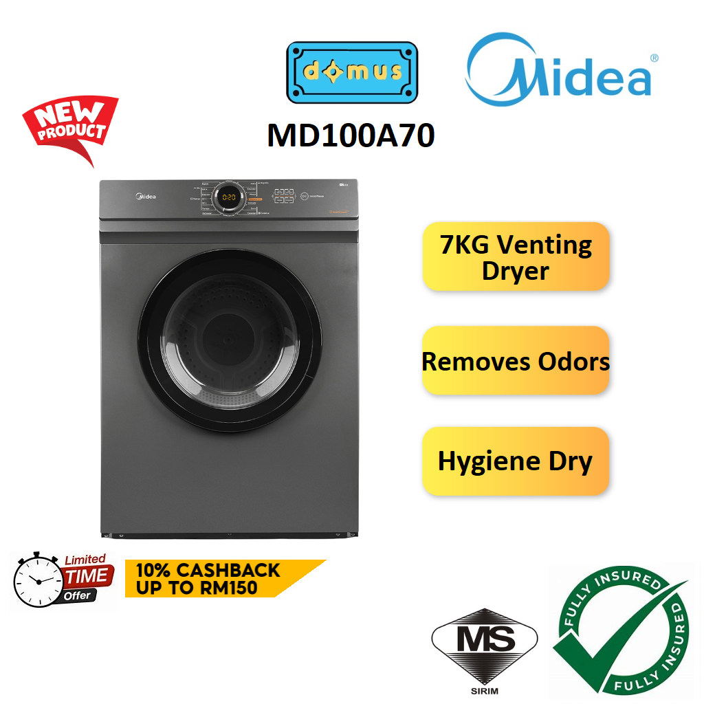 Midea / Haier / Pensonic Venting Clothes Dryer Machine Pengering Baju ...