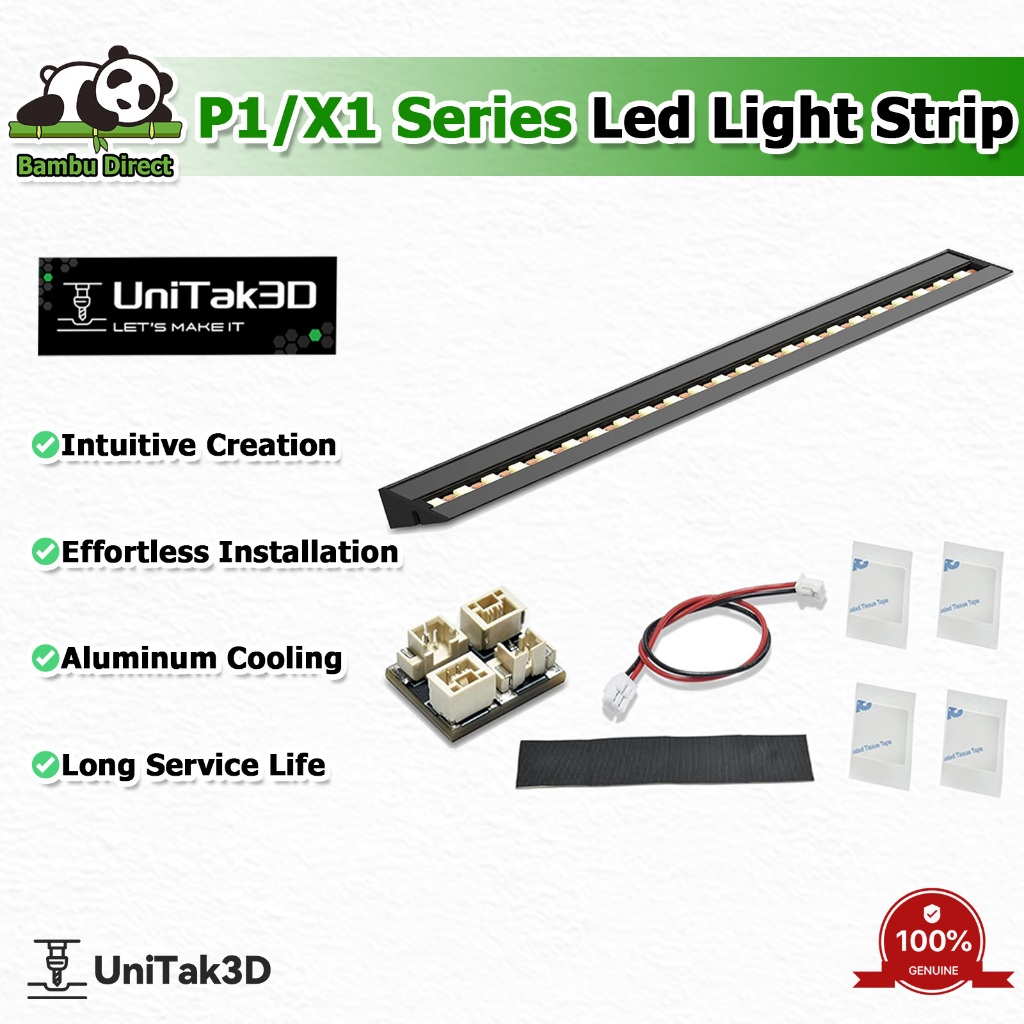 Led Light Strip for Bambu-Lab P1S P1P X1C X1E 3D Printers, 5V 0.3A LED ...