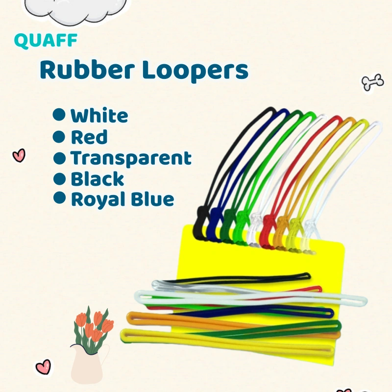 100PCS Rubber Loop for Bag Tag, Luggage Tag, ID Strap ID Making ...