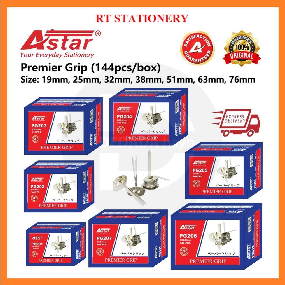 ASTAR Premier Grip / Paper Binder (144pcs) 19mm/ 25mm/ 32mm/ 38mm/ 51mm ...