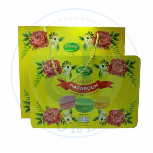 [NEW] GOODY ASSORTED MACAROON SANDWICH COOKIE 300G MAKARON BERPERISA ...
