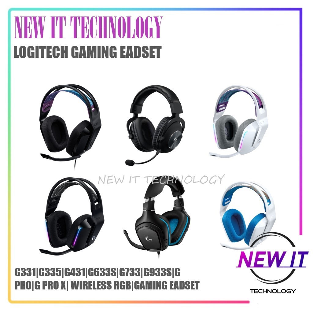 LOGITECH LIGHTSPEED G321|G331|G335|G431|G435|G522|G633S|G733|G933S|G ...