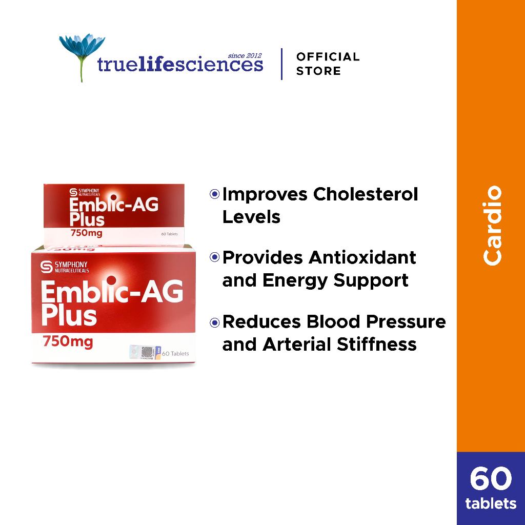 Truelifesciences Emblic-AG Plus| Blood Pressure Control | Cholesterol ...
