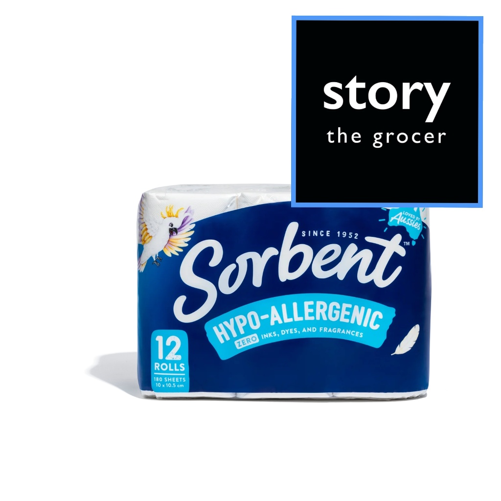 Sorbent Hypo-Allergenic 3 PLY Toilet Rolls 12 Rolls from Australia - IK ...