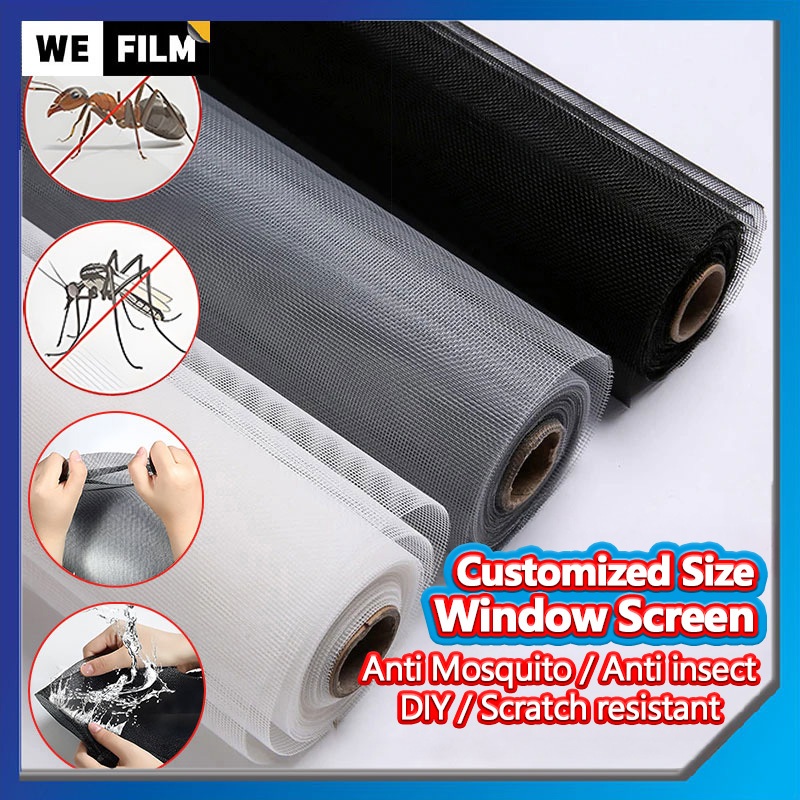 【MY Delivery】WEFILM Custom DIY Window Screen Mosquito Net Anti Insect ...