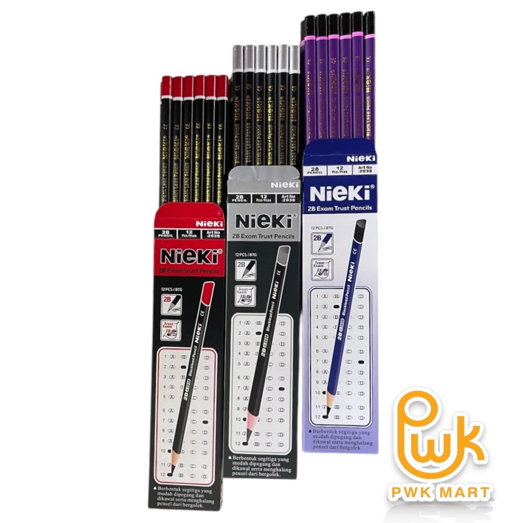 NIEKI 2038-2B PENCIL (PRICE FOR 1 BOX 12s) | Shopee Malaysia