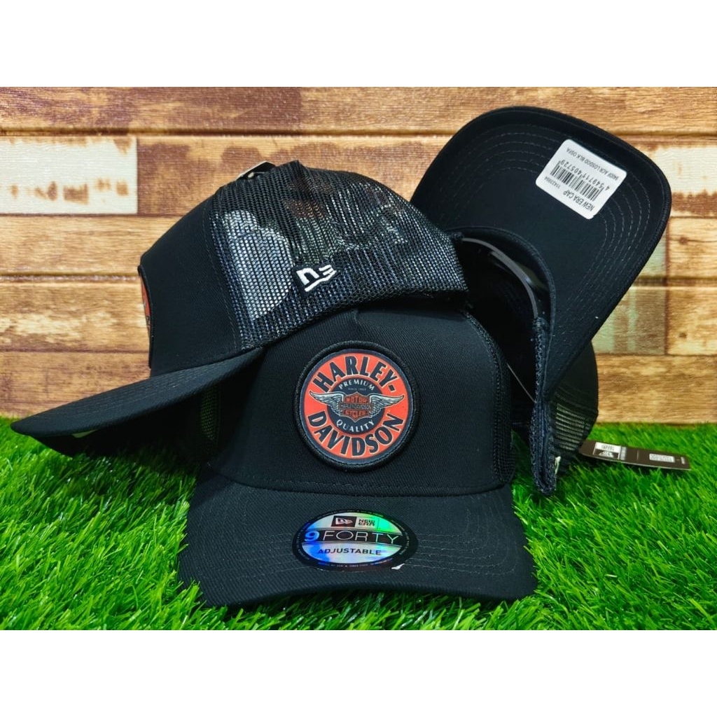 New Design Lengkung Trucker Snapback Cap | Shopee Malaysia