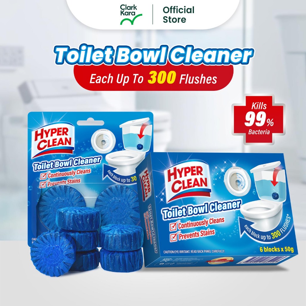 HYPER CLEAN Toilet Cleaner Tablet Auto Toilet Bowl Cleaner Fast Toilet ...