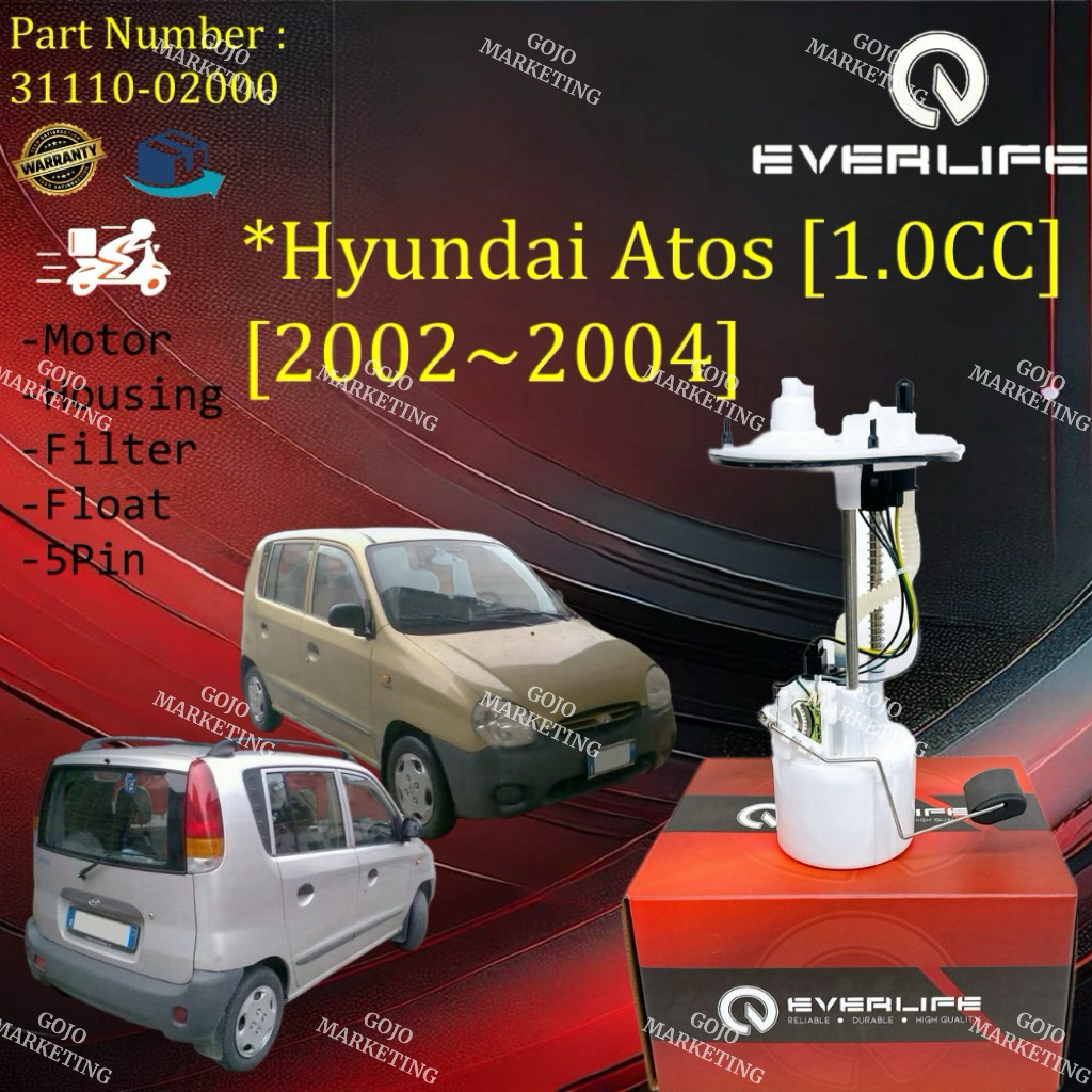 {31110-02000} Fuel Pump Hyundai Atos 1.0CC ''2002~2004'' With [Motor ...