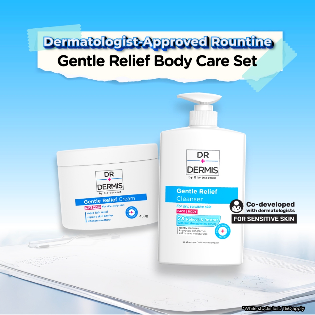 Dr. Dermis Gentle Relief Body Care Set | Shopee Malaysia