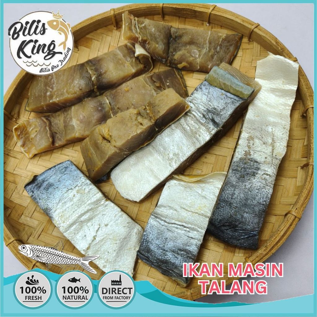 Bilis King Ikan Masin Talang - Isi Ikan Masin Talang / Salted Fish ...