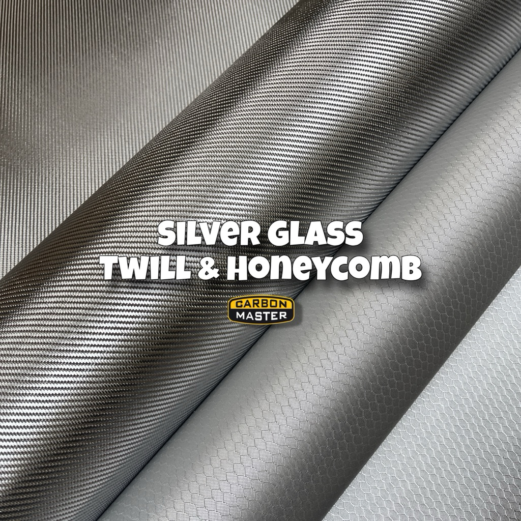 Twill & Honeycomb Silver Glass 280gsm (soft texture) | Shopee Malaysia