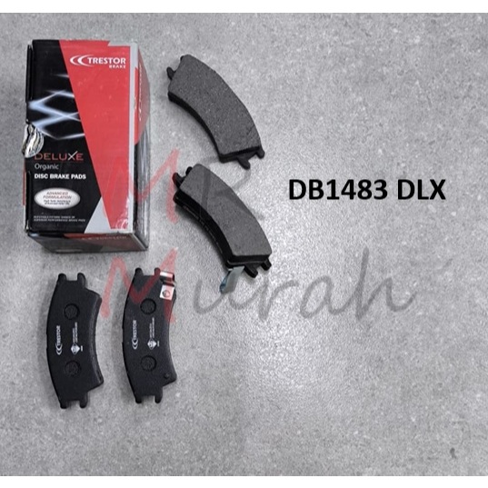 Trestor DB1483 Front Brake Disc Pad Hyundai Atos 1.0 Bendix Metal King ...