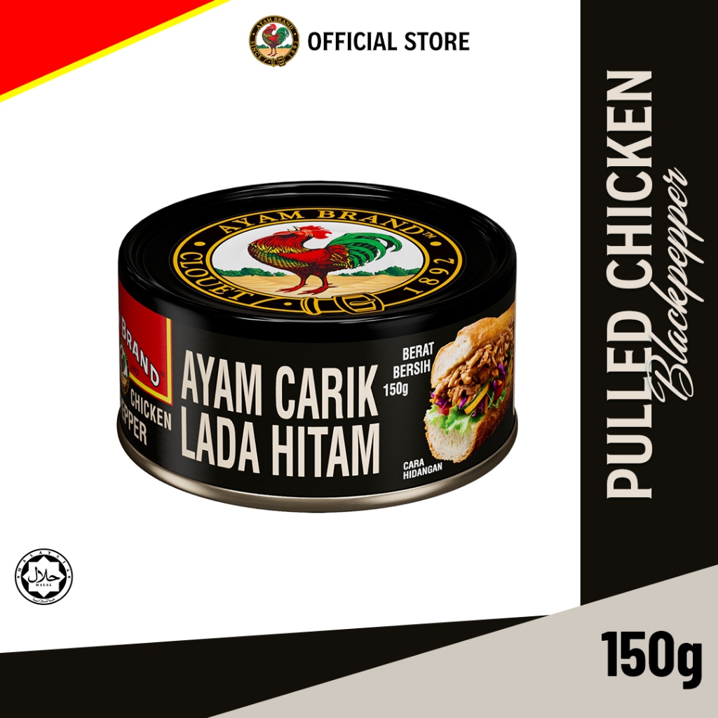 Ayam Brand Pulled Chicken Black Pepper 150g | Shopee Malaysia