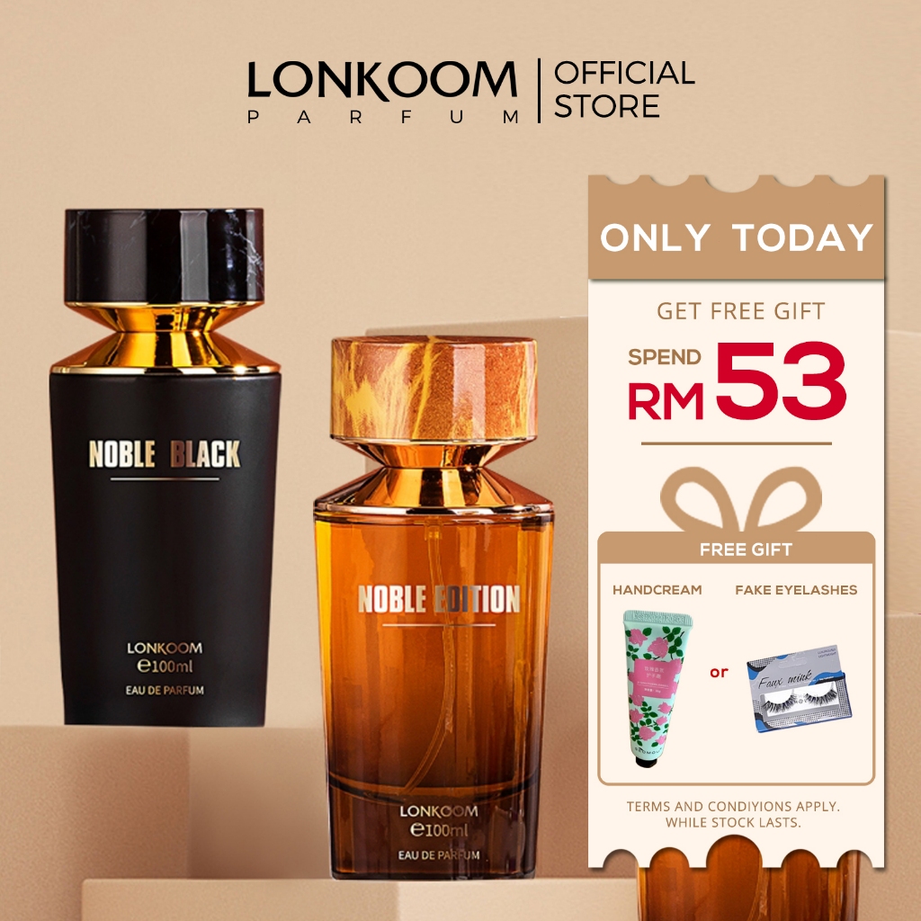 LONKOOM Noble Perfume 100ml EDP 100%original Tahan Lama Fragrance HALAL ...