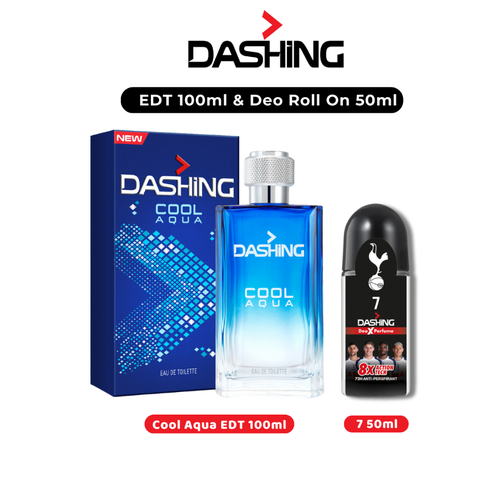DASHING EDT Cool Aqua 100ml + DASHING Tottenham Hotspur Deo x Perfume 7 ...