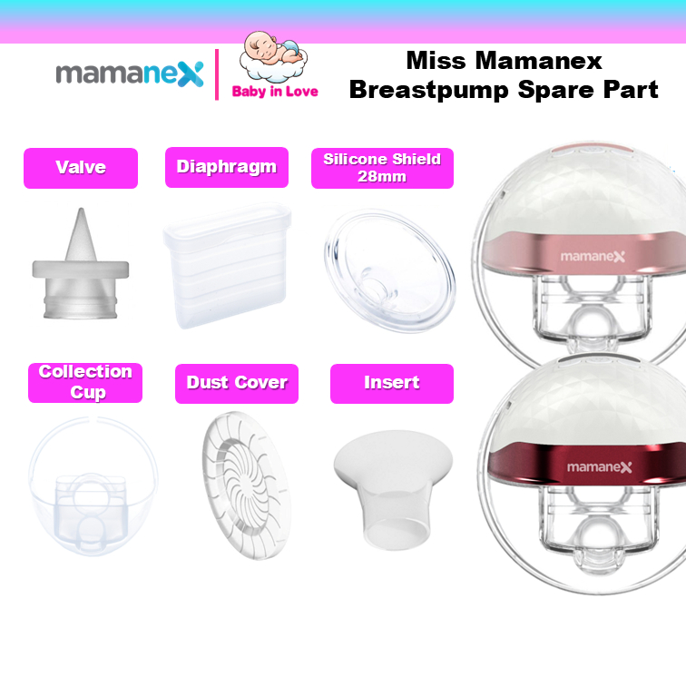Miss Mamanex Diamond Wearable Breastpump Spare Parts/ Miss Mamanex ...
