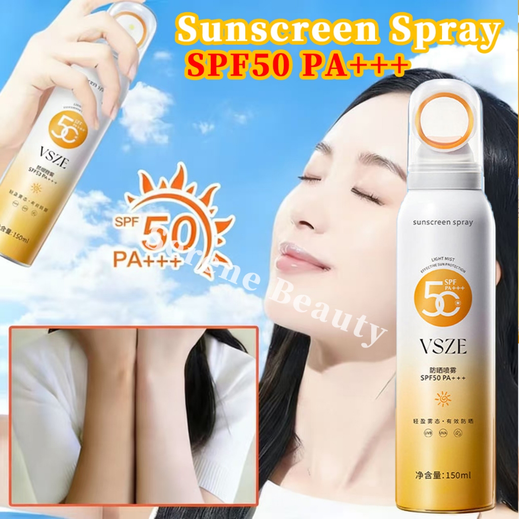 Sunscreen Spray SPF50 PA+++ Sunblock Oil-contr UV Lsolation Anti-Aging ...