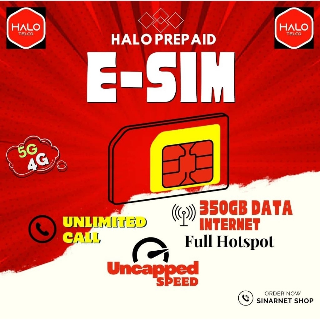eSIM Halo Telco | High Speed 4G & 5G | Unlimited Call & Full Hotspot ...