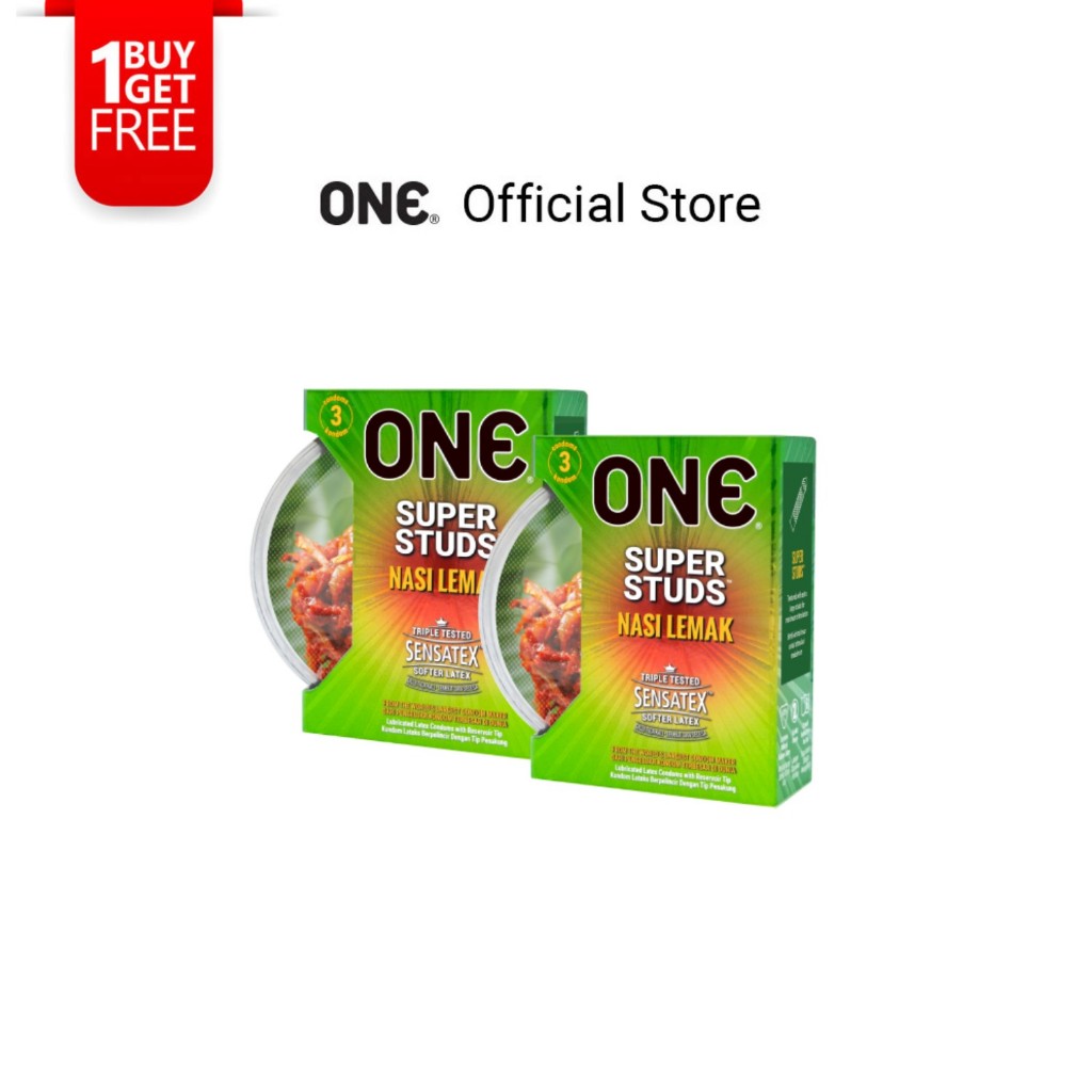 [Buy 1 Free 1] ONE Super Studs Nasi Lemak 3's (Limited Edition Flavor ...