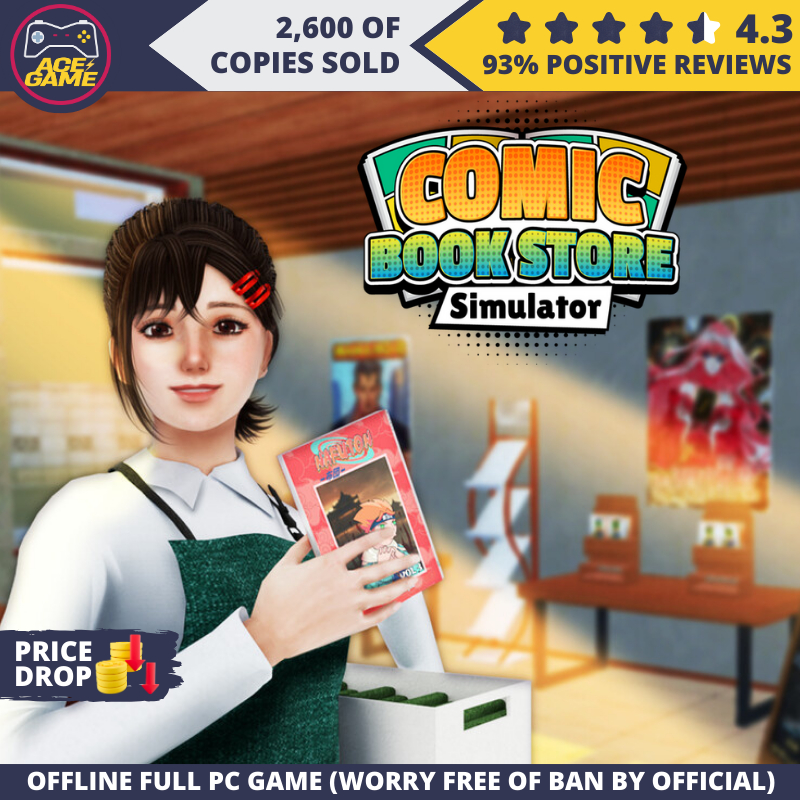 [PC]Comic Book Store Simulator Offline Full PC Game | Shopee Malaysia