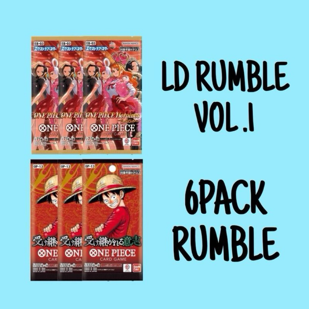 [LIVE RIP] LD RUMBLE VOL.1 - ONE PIECE CARD TCG | Shopee Malaysia
