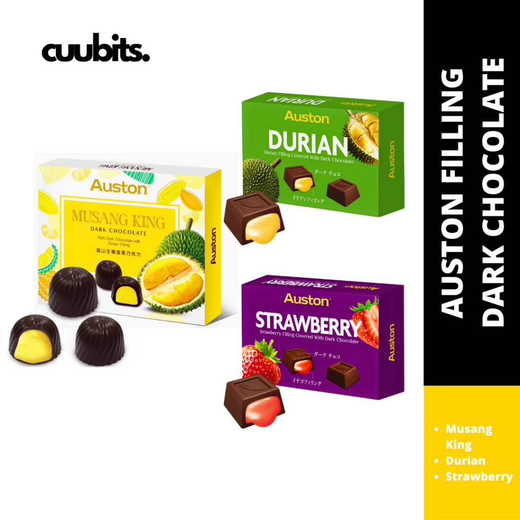 ALFREDO AUSTON DARK CHOCOLATE Durian Cheese Green Tea Truffles Slim Sea ...