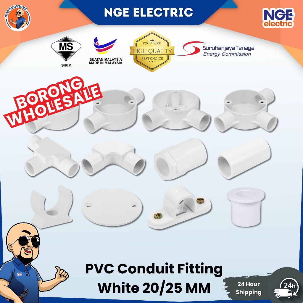 PVC| [BORONG] PVC 20MM 25MM SOCKET - FEMALE ADAPTOR - SADDLE BAR ...