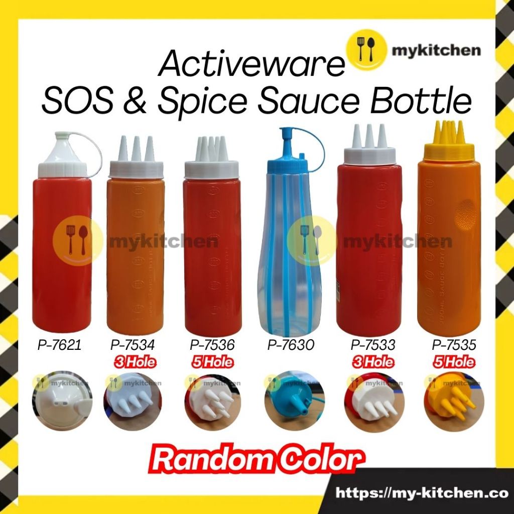 [MY KITCHEN] Activeware Sauce Bottle Squeeze Sauce Bottle Tomato ...