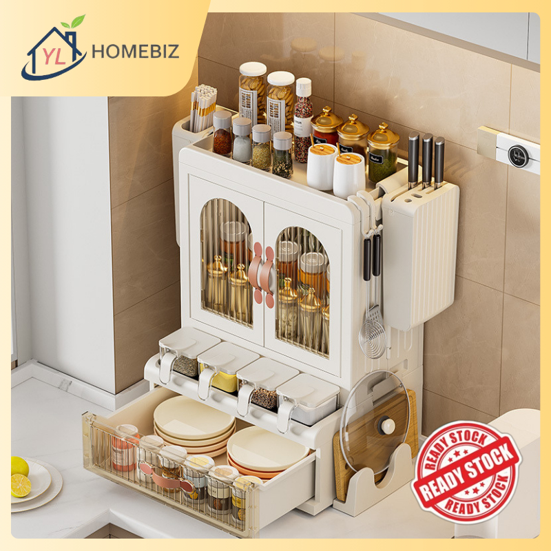 Rak Simpanan Rempah | Rak Rempah Dapur | Seasoning Rack | Spice ...