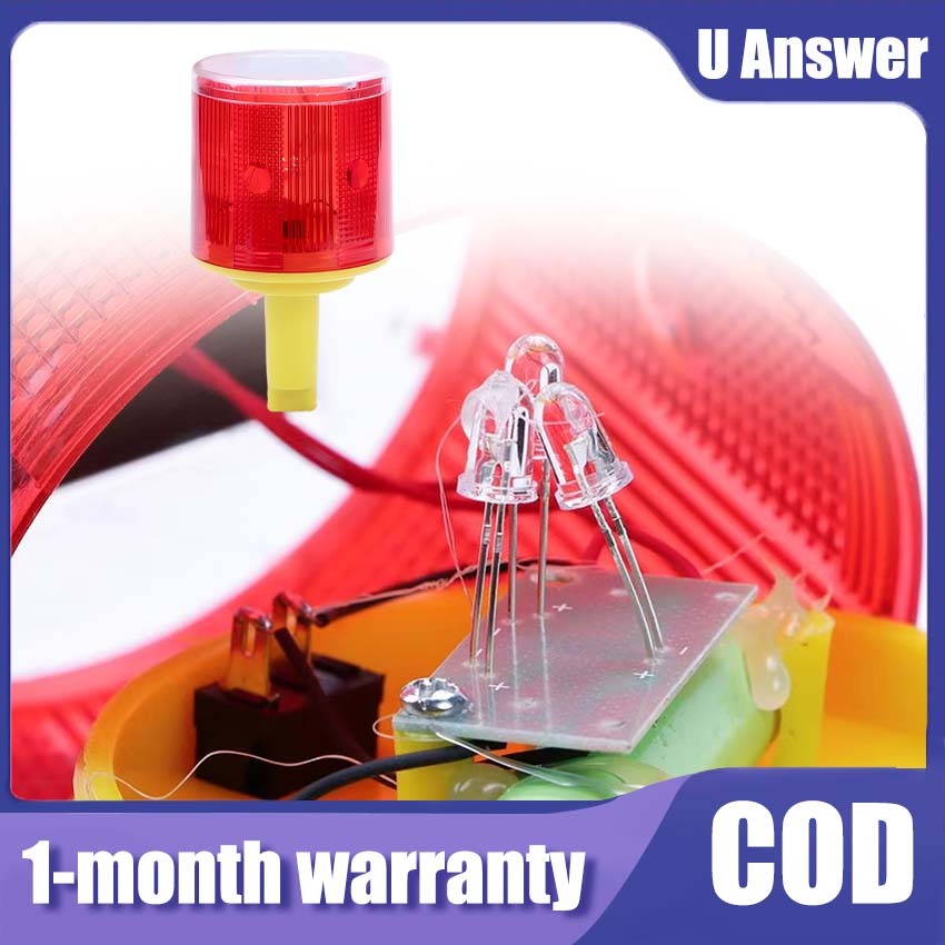 Emergency Road Light /Solar Warning Flash Safety Signal Beacon Flashing ...