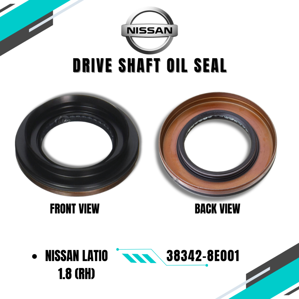 NISSAN DRAVE SHAFT OIL SEAL LATIO 1.8 RH (38342-8E001) | Shopee Malaysia