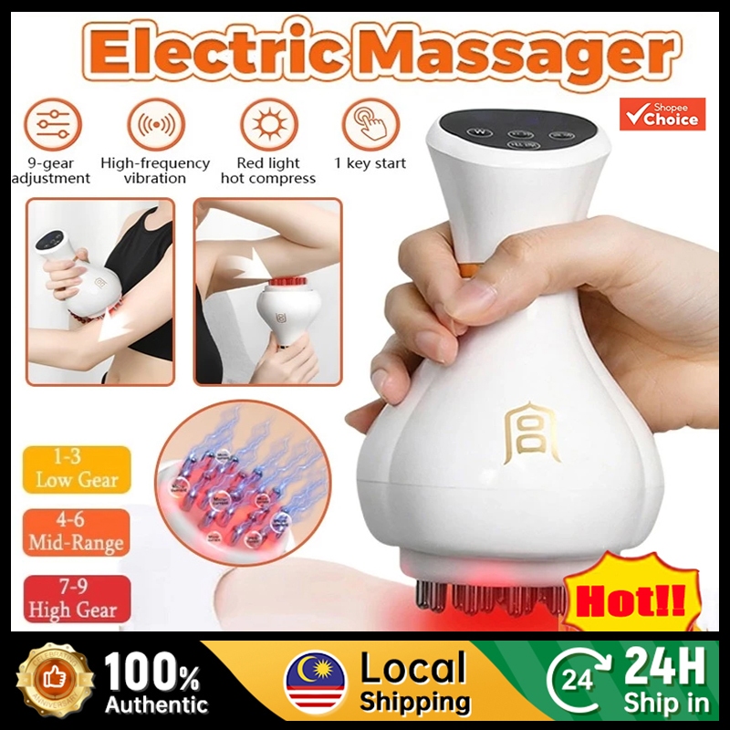 🔥【2026 Pre-Upgraded】Intelligent Electric Meridian Brush Smart Massager ...