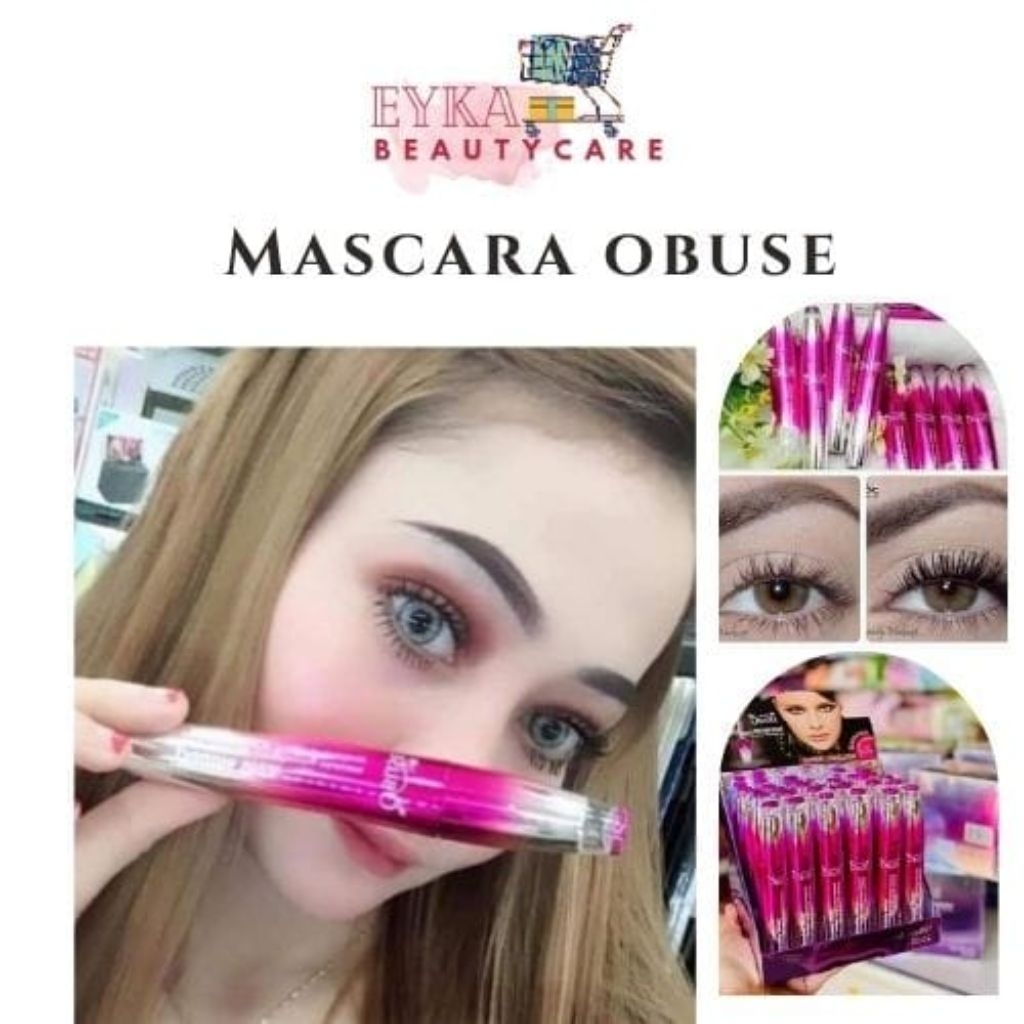 Mascara Obuse 🔥Waterproof, 🔥 Extra Lentik, 💯Original Thailand💯 | Shopee ...