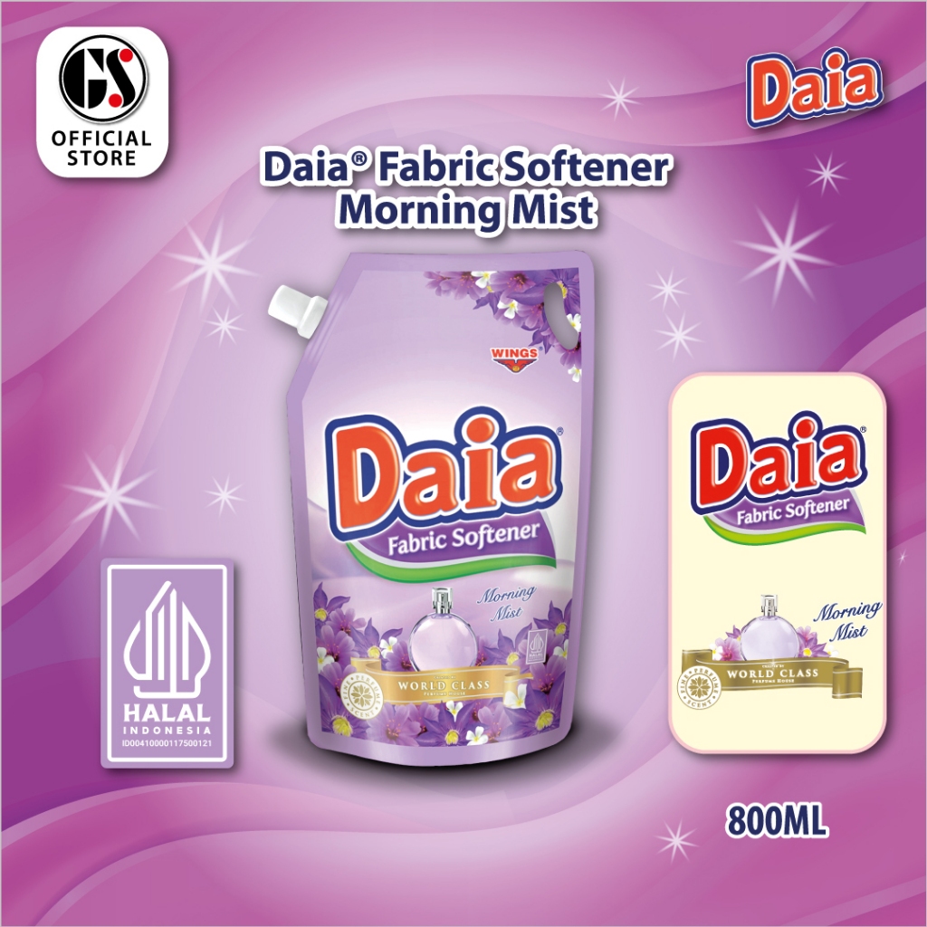 DAIA Fabric Softener Morning Mist 800ml | Shopee Malaysia