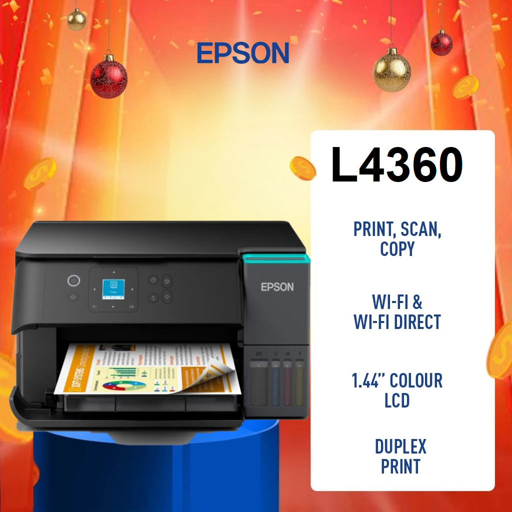 Epson L4360 Copy , Scan .Print, Wi-Fi, Double Side Printing All-in-One ...