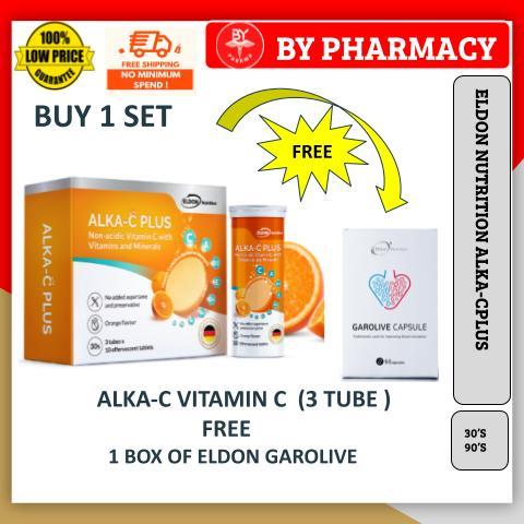 ELDON NUTRITION ALKA-C PLUS EFFERVESCENT NON ACIDIC VITAMIN C (3x10's ...