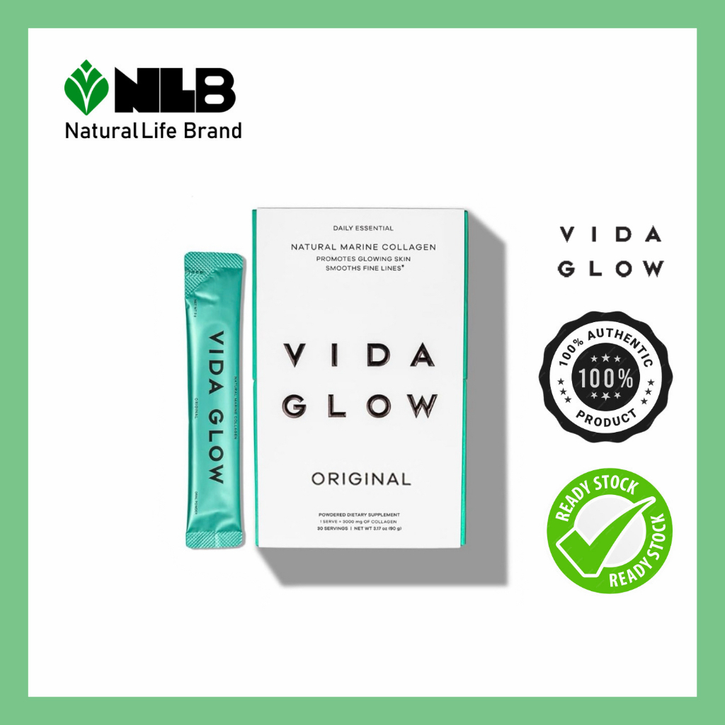 Vida Glow Marine Collagen Powder Original 30 Sachets (MALAYSIA ...