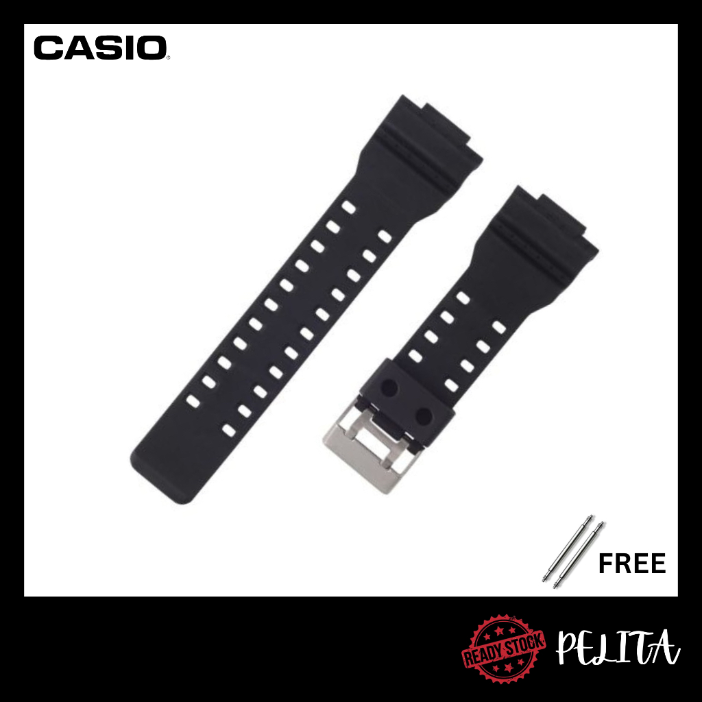 Watch Strap for Casio G-Shock GA100 GA110 GA700 with FREE Spring Bar ...
